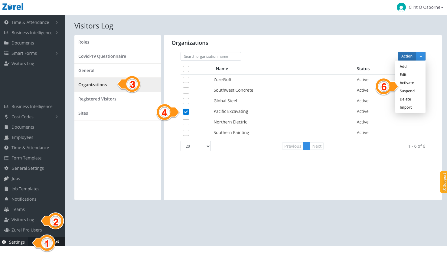 How to suspend or unsuspend an organization – ZurelSoft