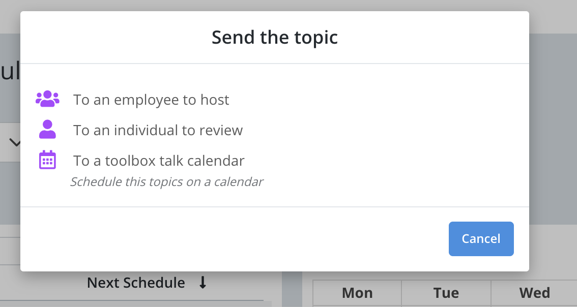 Safety Toolbox Talk Topics & Schedule – ZurelSoft